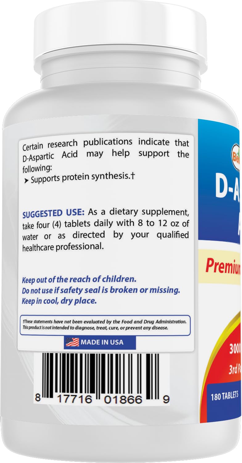 D Aspartic Acid for improved recovery
