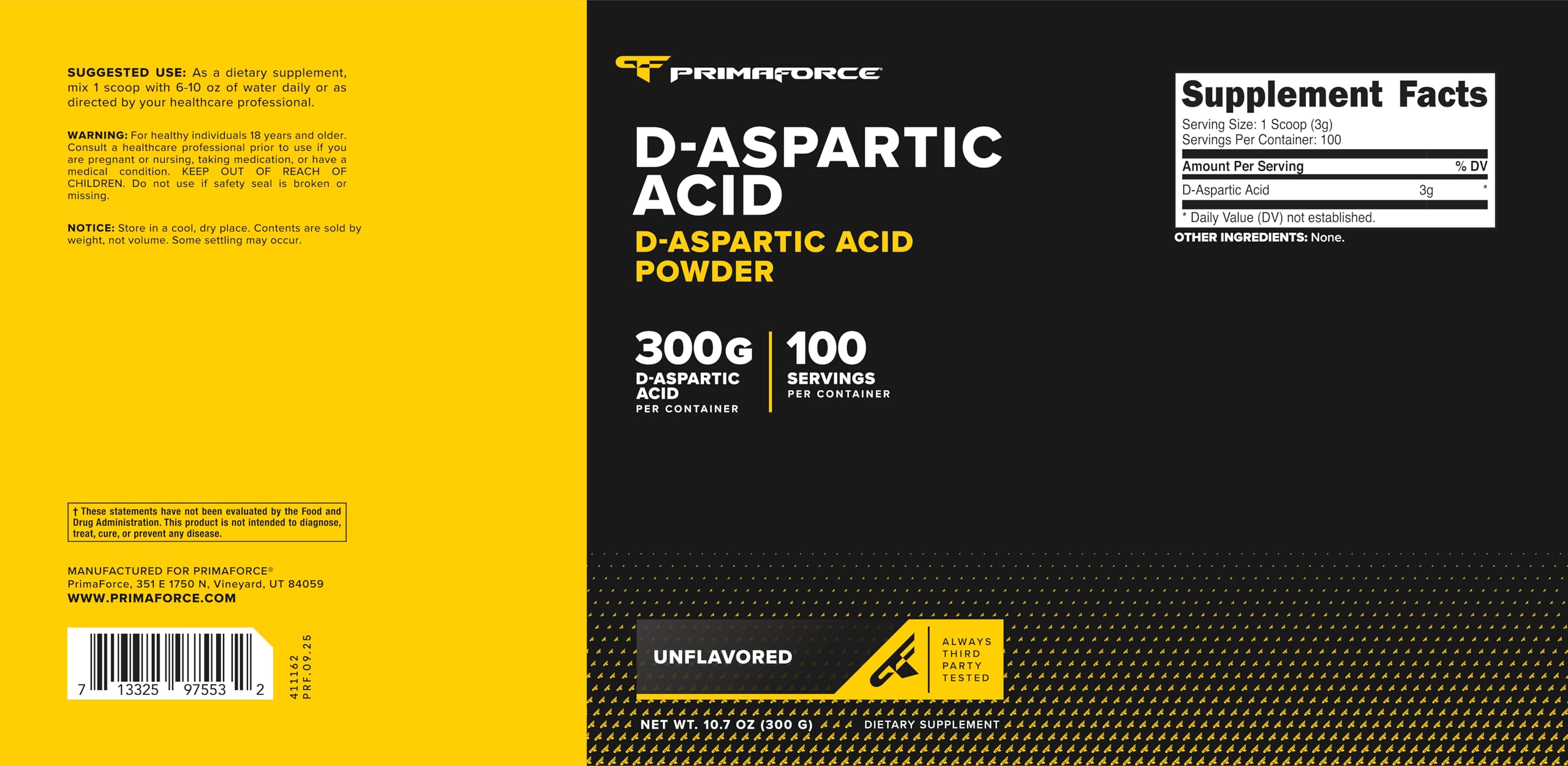 D-Aspartic Acid for workout recovery