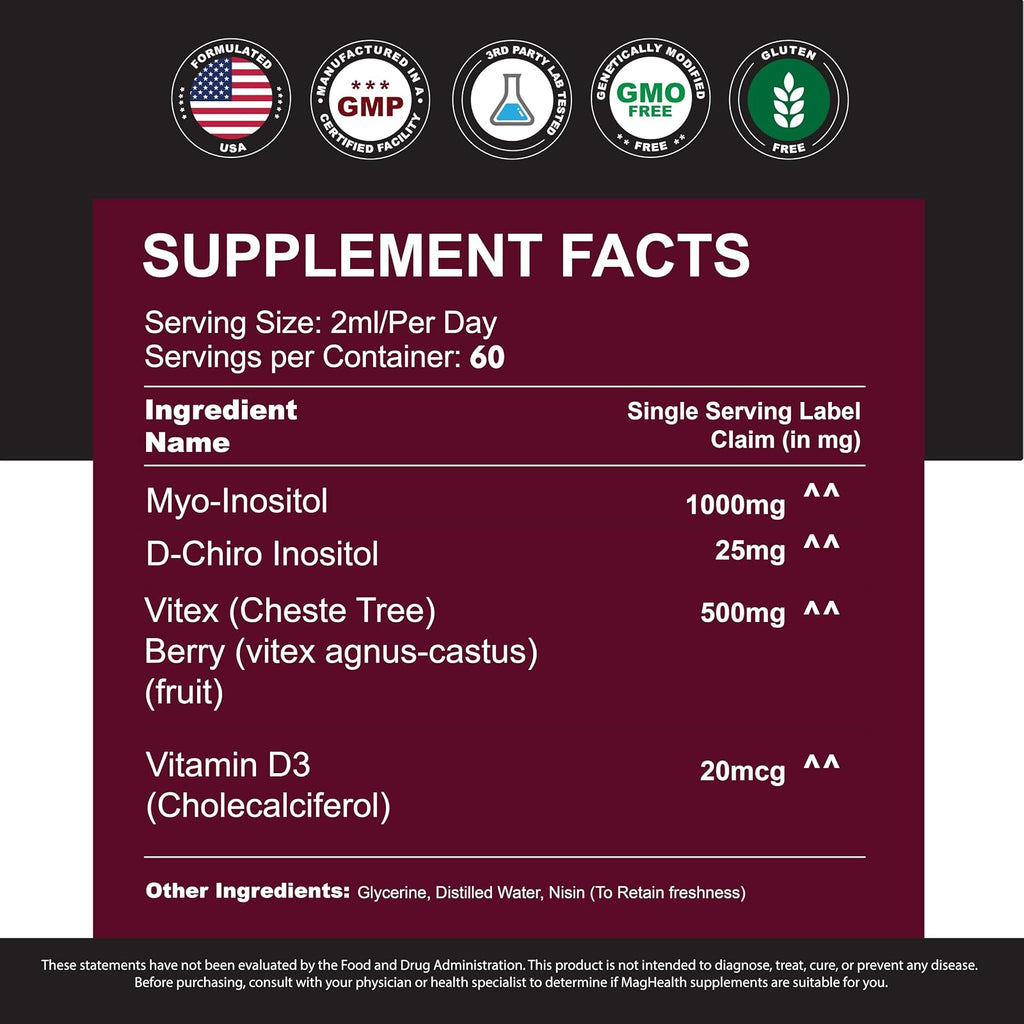 D-Chiro Inositol drops for PCOS support