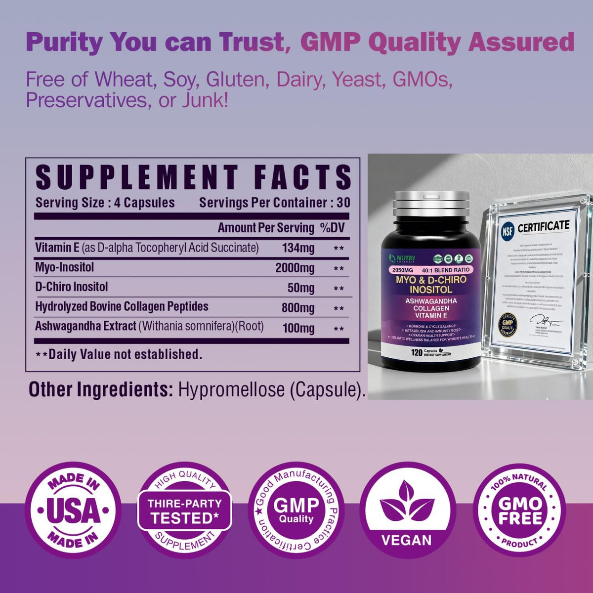 D-Chiro Inositol for PCOS support