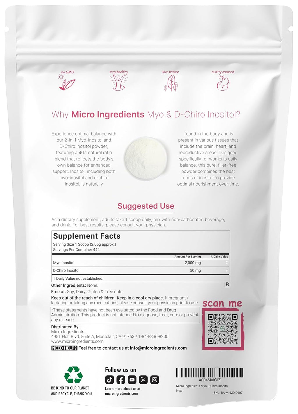D-Chiro Inositol supports reproductive health