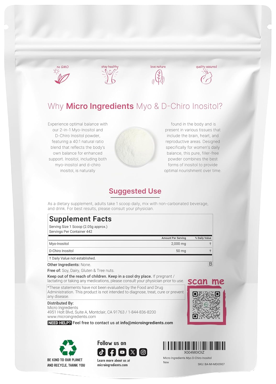 D-Chiro Inositol supports reproductive health