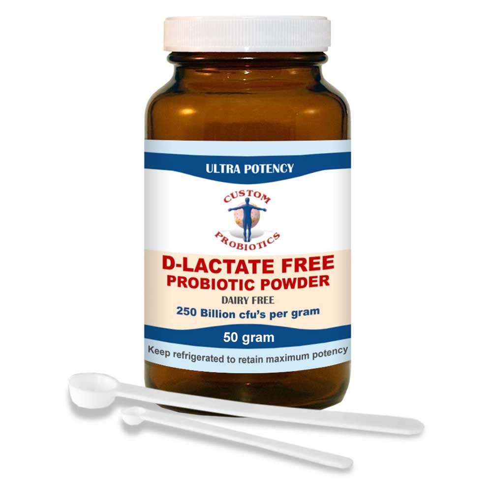 D-Lactate free probiotic powder