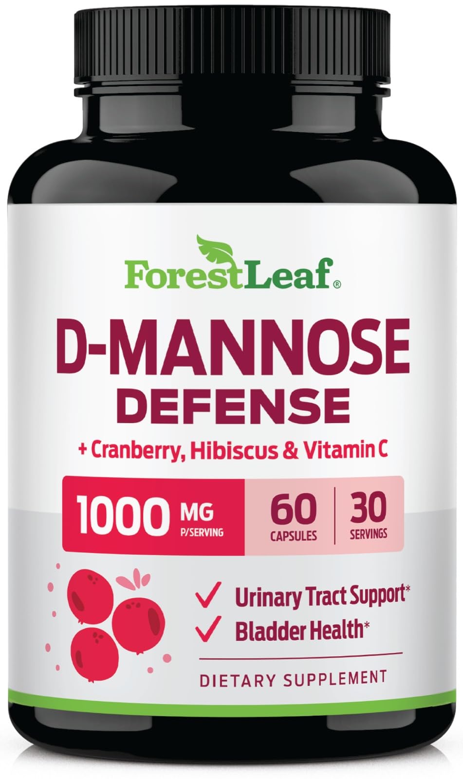 D Mannose 1000 mg capsules