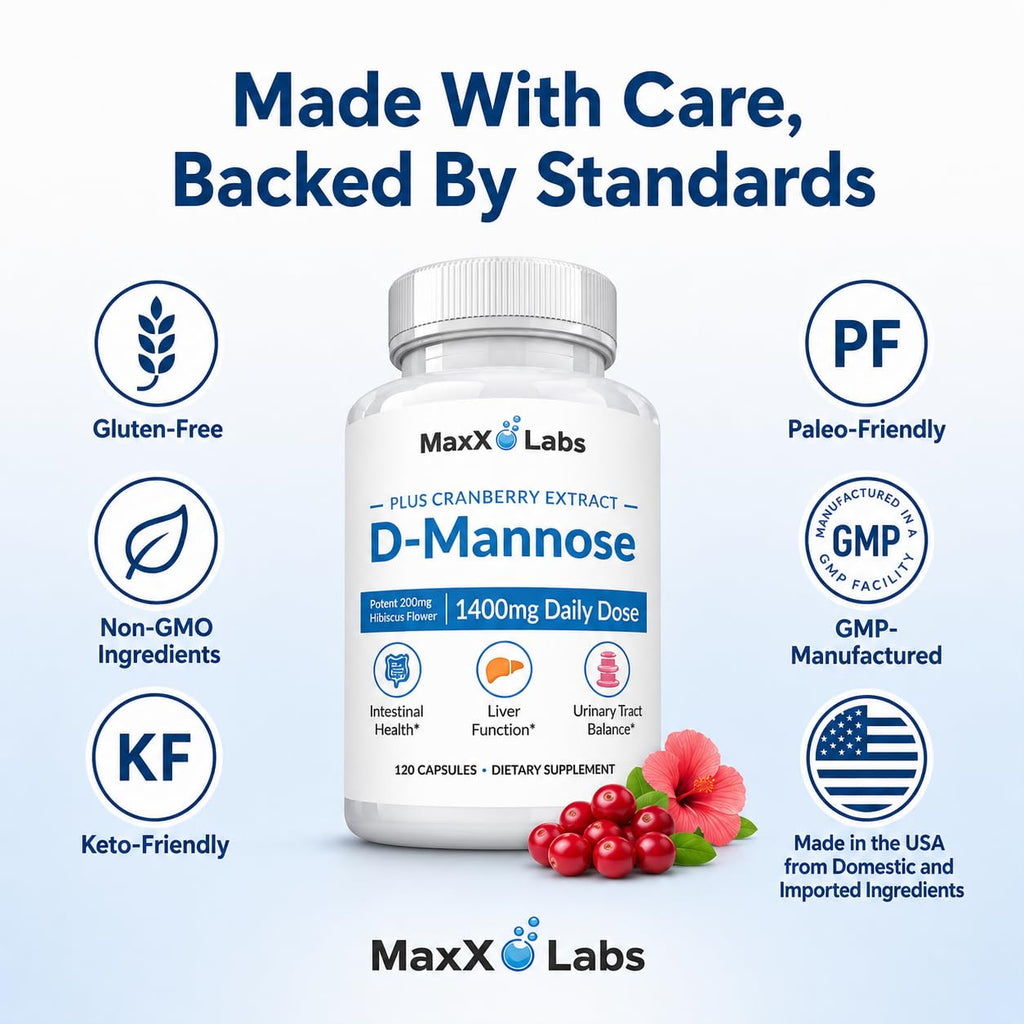 D-Mannose 1400 mg for optimal wellness