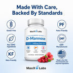 D-Mannose 1400 mg for optimal wellness