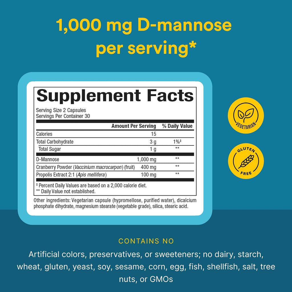 D-Mannose 400 mg for bladder health