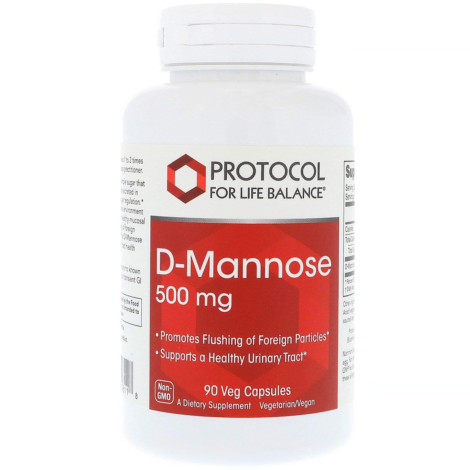 D-Mannose 500 mg capsules for wellness