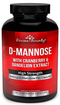 D-Mannose 600 mg capsules for urinary health