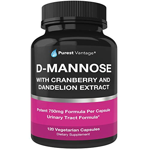D-Mannose 600 mg cranberry capsules