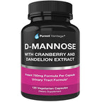 D-Mannose 600 mg cranberry capsules