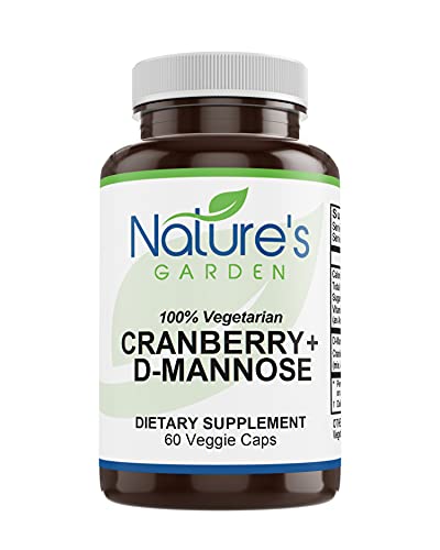 D-Mannose and cranberry capsules