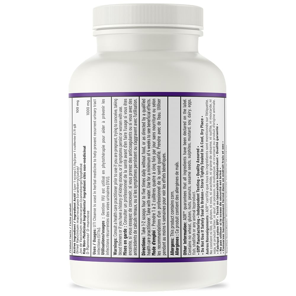 D-Mannose and cranberry supplement