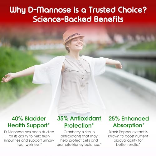 D-Mannose and cranberry synergy