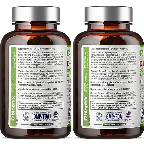 D-Mannose capsules for bladder health