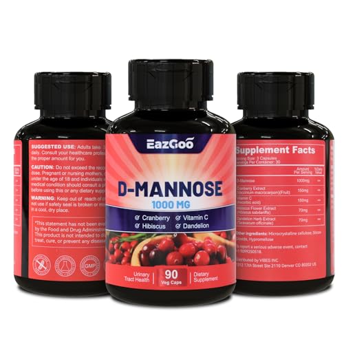 D-Mannose capsules for bladder support
