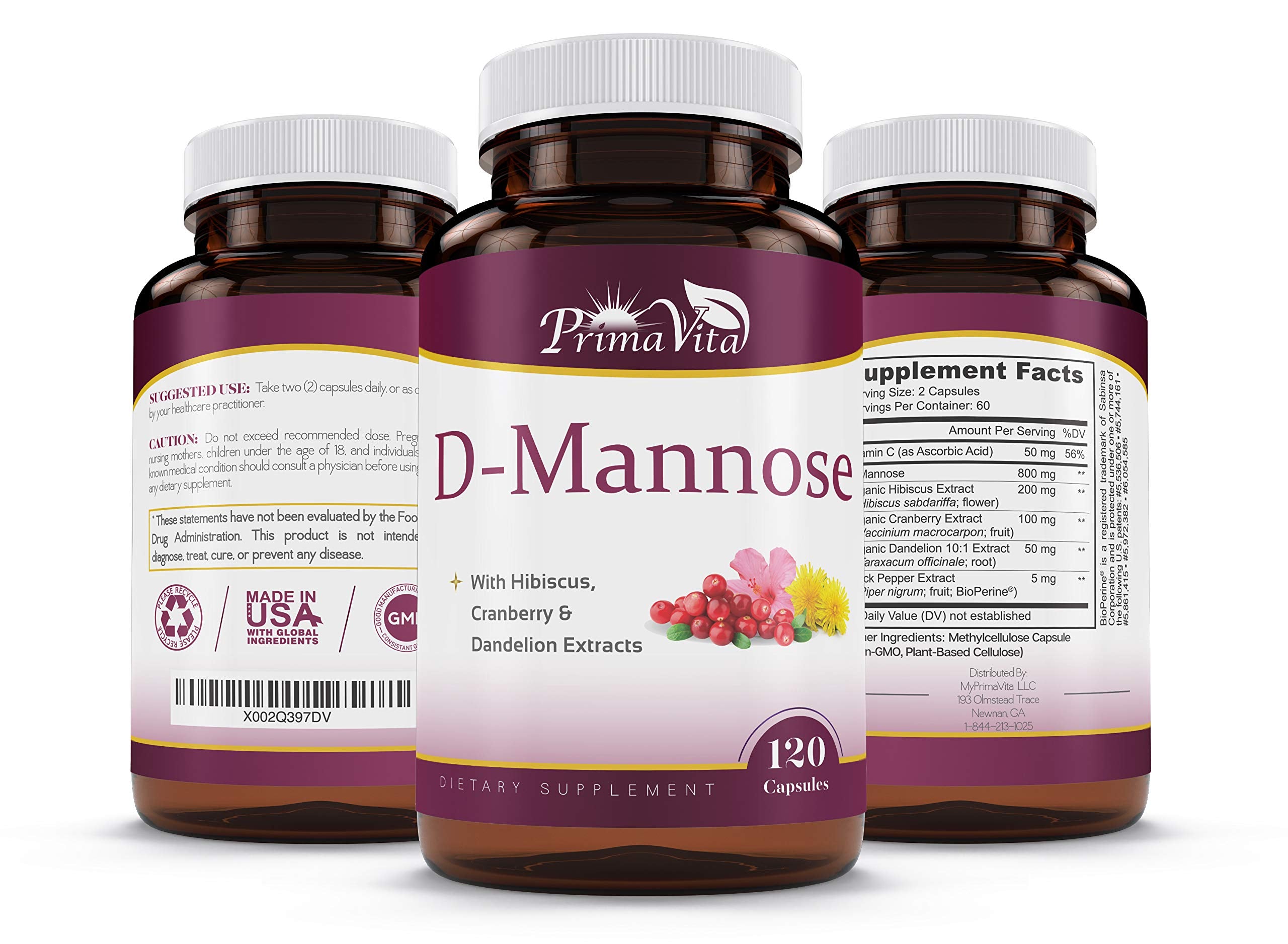 D-Mannose capsules for daily health