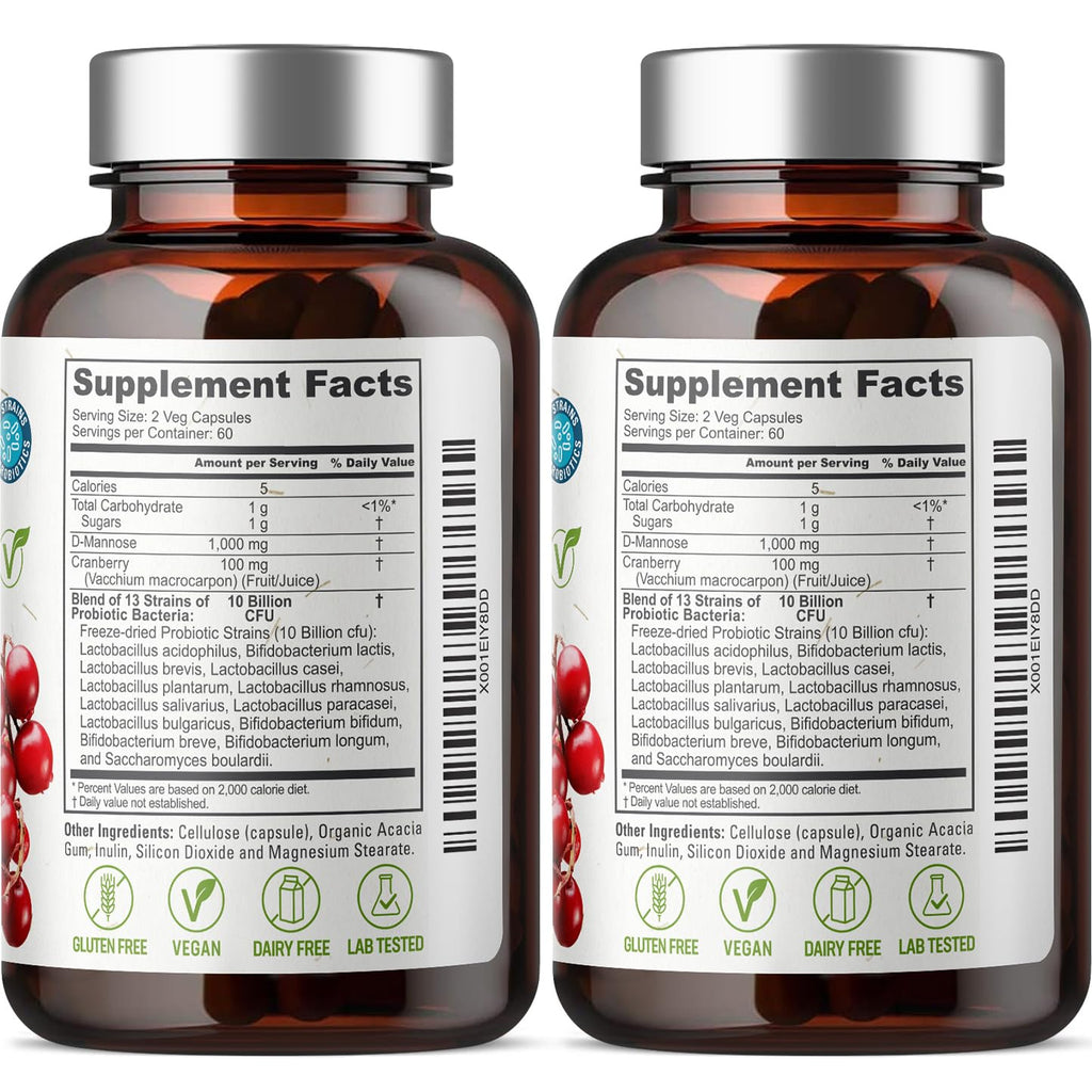 D-Mannose capsules for seniors