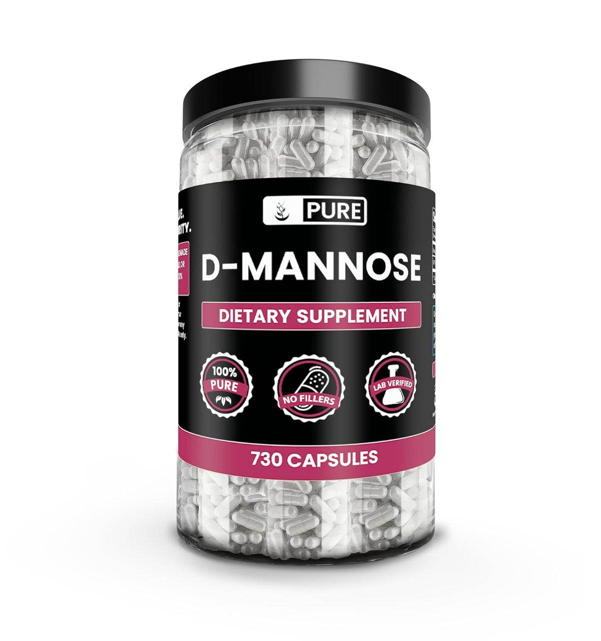 D-mannose capsules for urinary health
