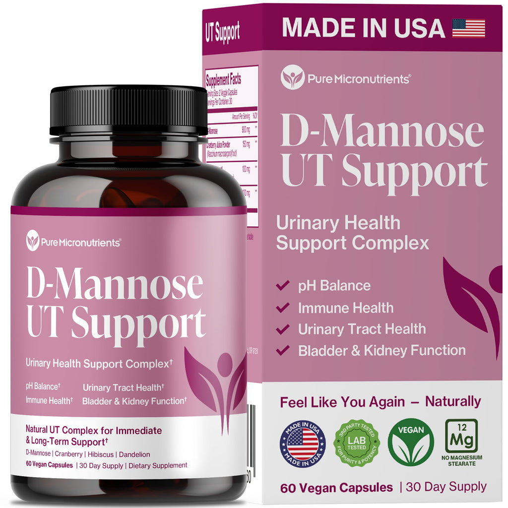 D-Mannose capsules for UTI relief