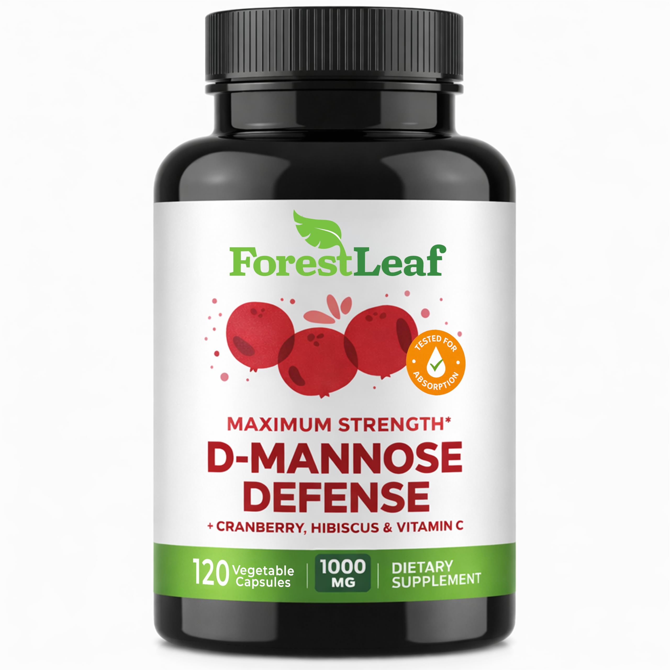 D-Mannose capsules for UTI relief