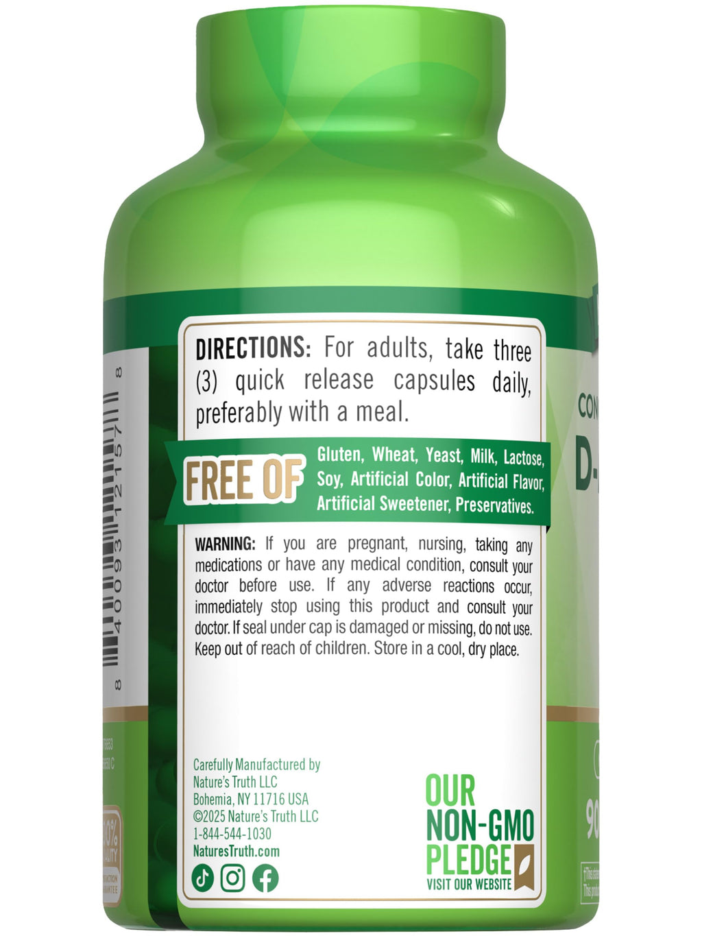 D-Mannose capsules for women's health