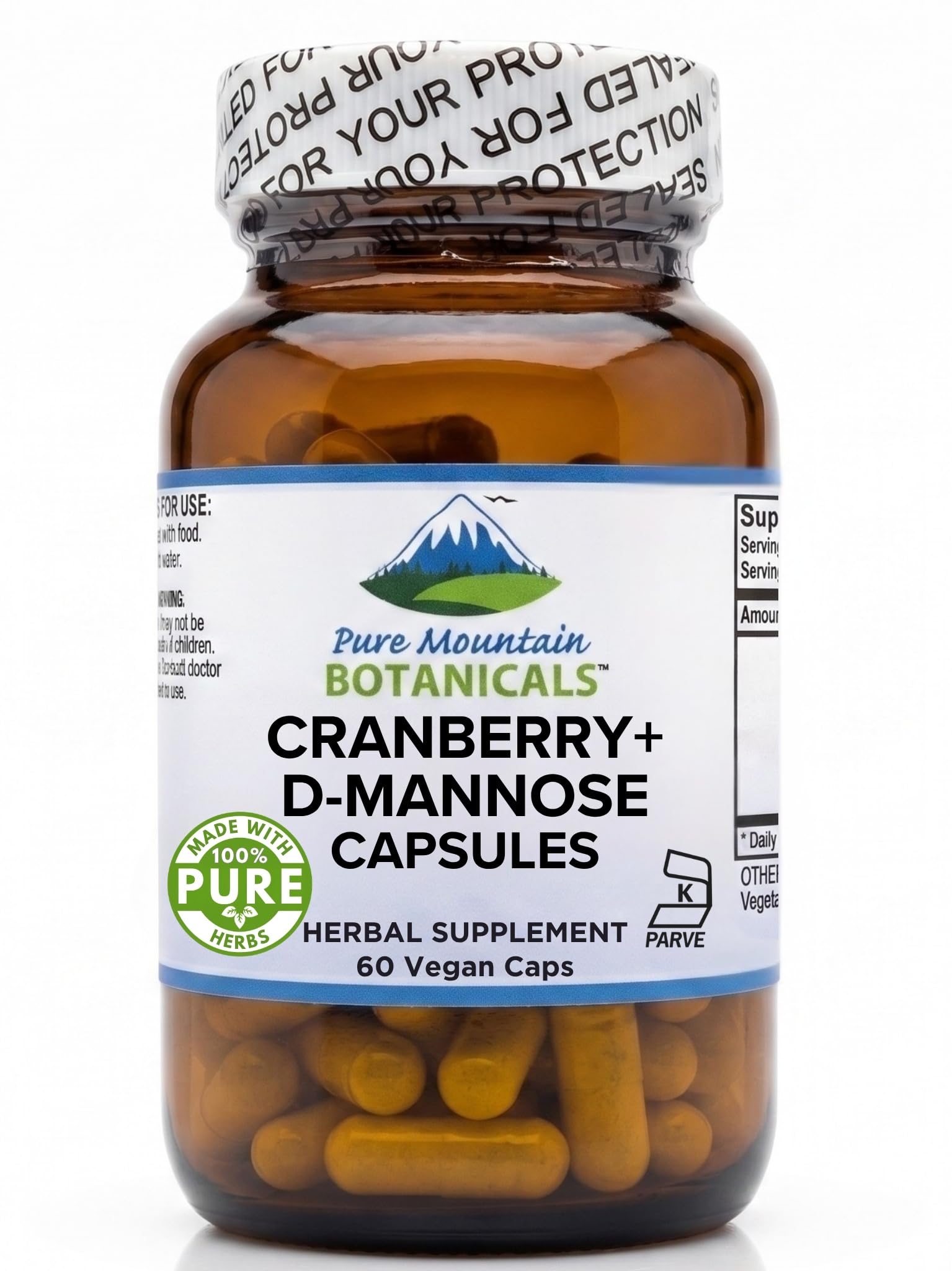 D Mannose cranberry capsules for health