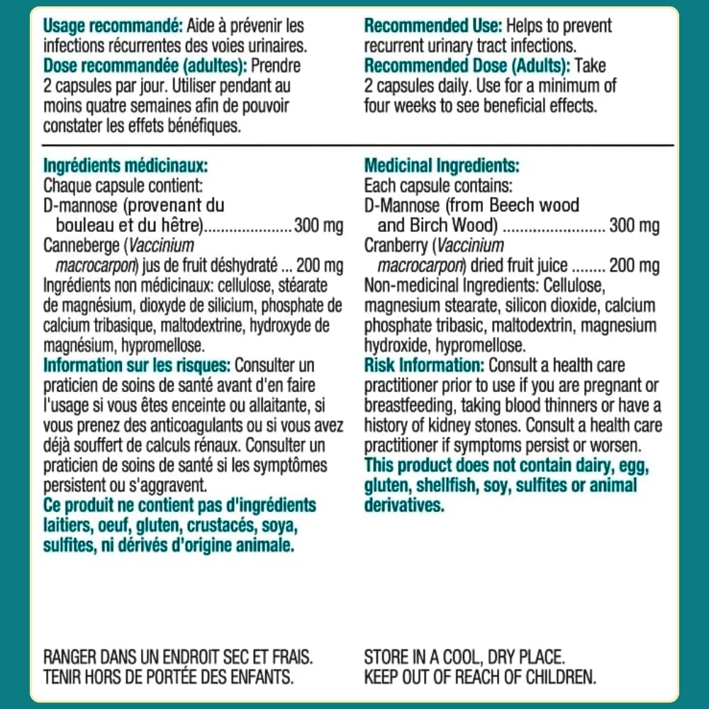 D-Mannose cranberry for immune support