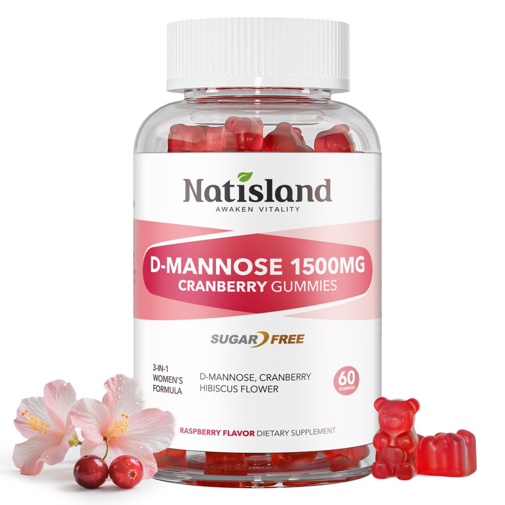 D Mannose cranberry gummies for urinary health
