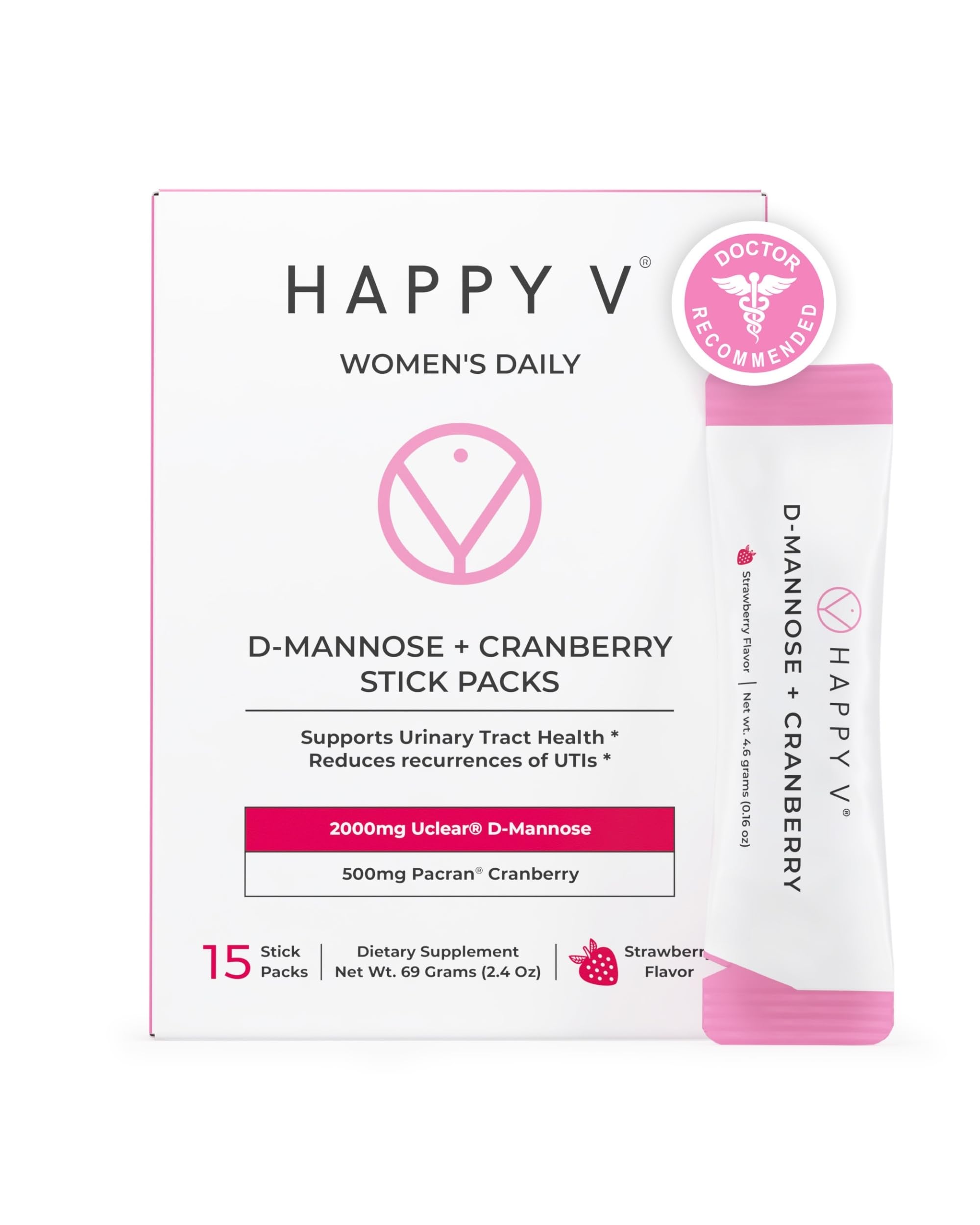 D-Mannose cranberry stick packs