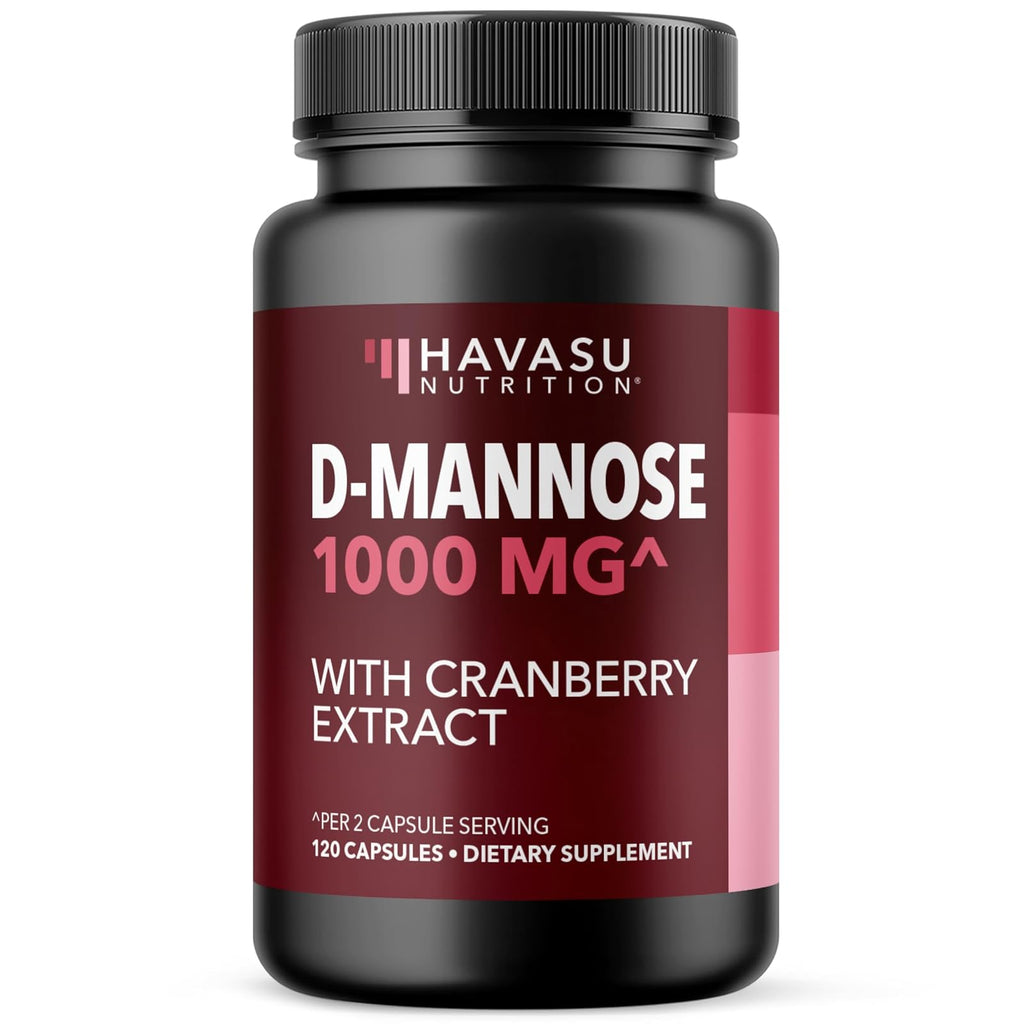 D Mannose cranberry supplement capsules