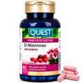 D-Mannose cranberry supplement for urinary health