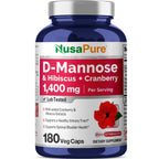 D-Mannose cranberry supplement for urinary health