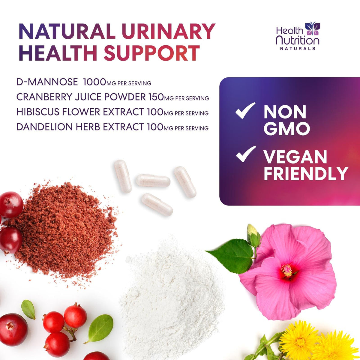 D-Mannose for effective urinary tract care