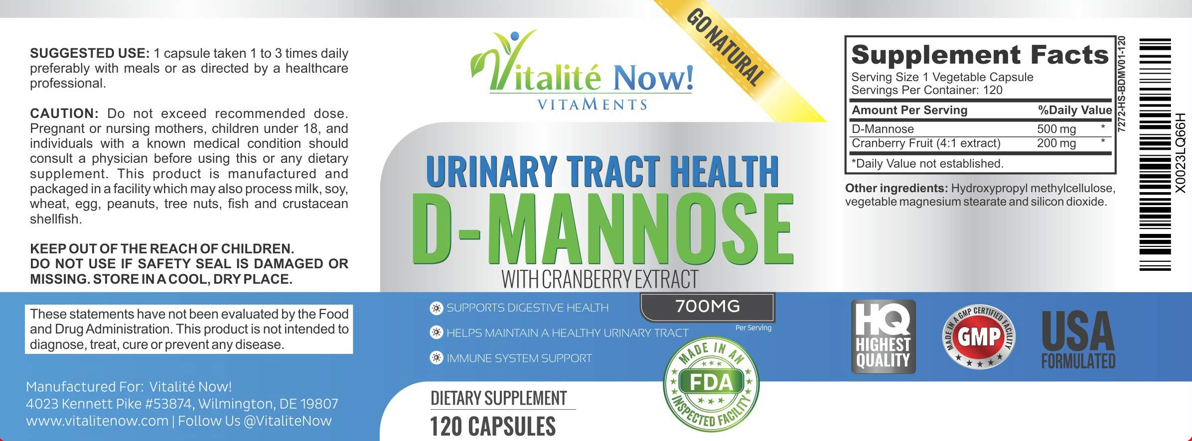 D-Mannose for healthy immune function