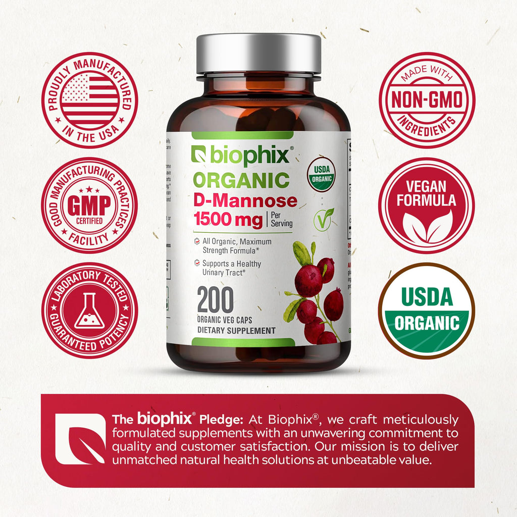 D-Mannose for healthy urinary function