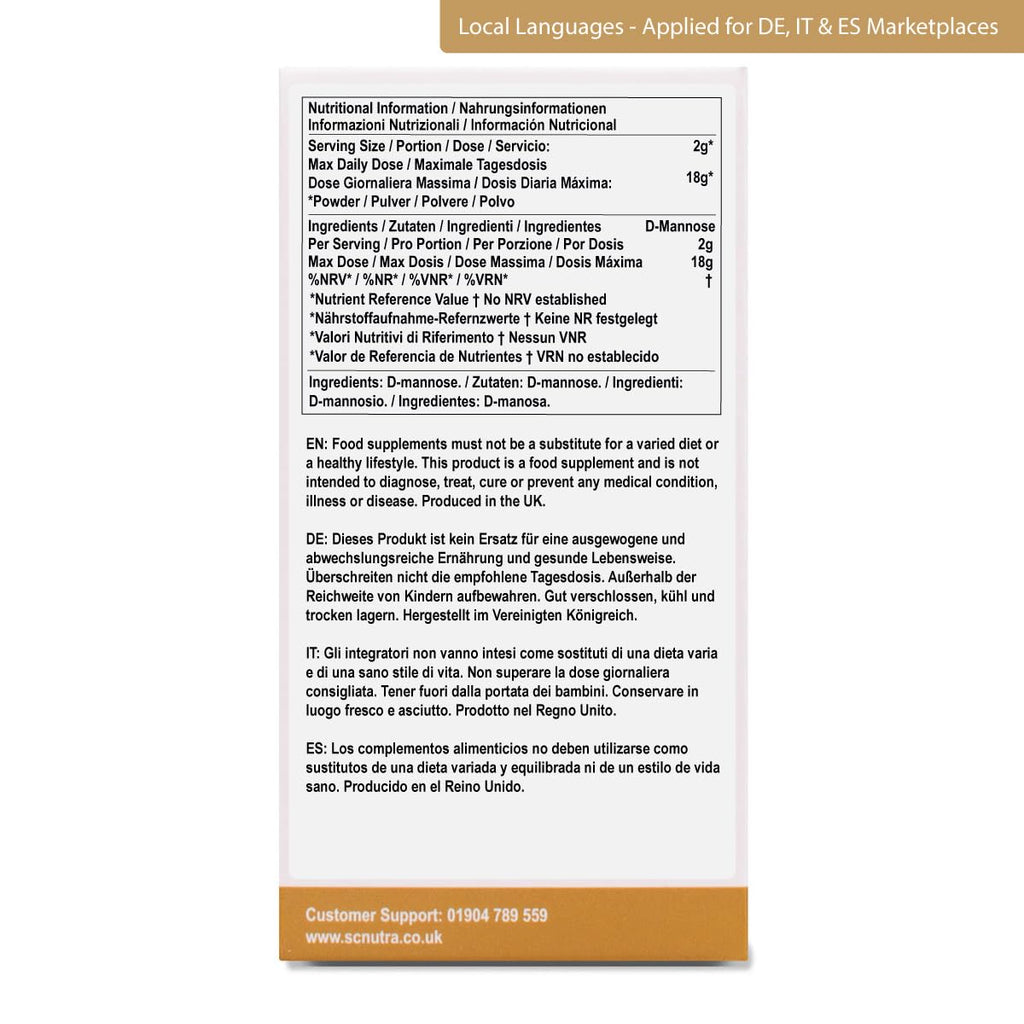 D-Mannose for immune support