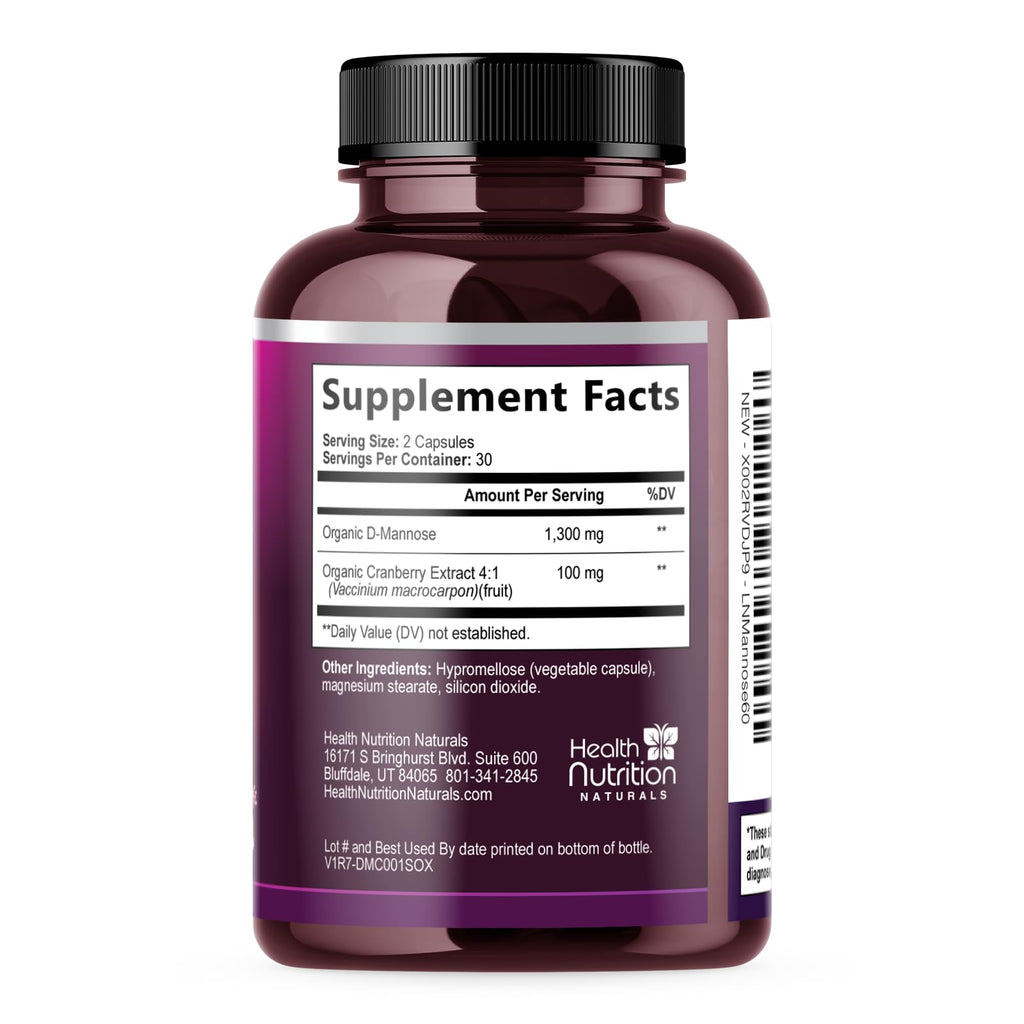 D-Mannose for optimal bladder function