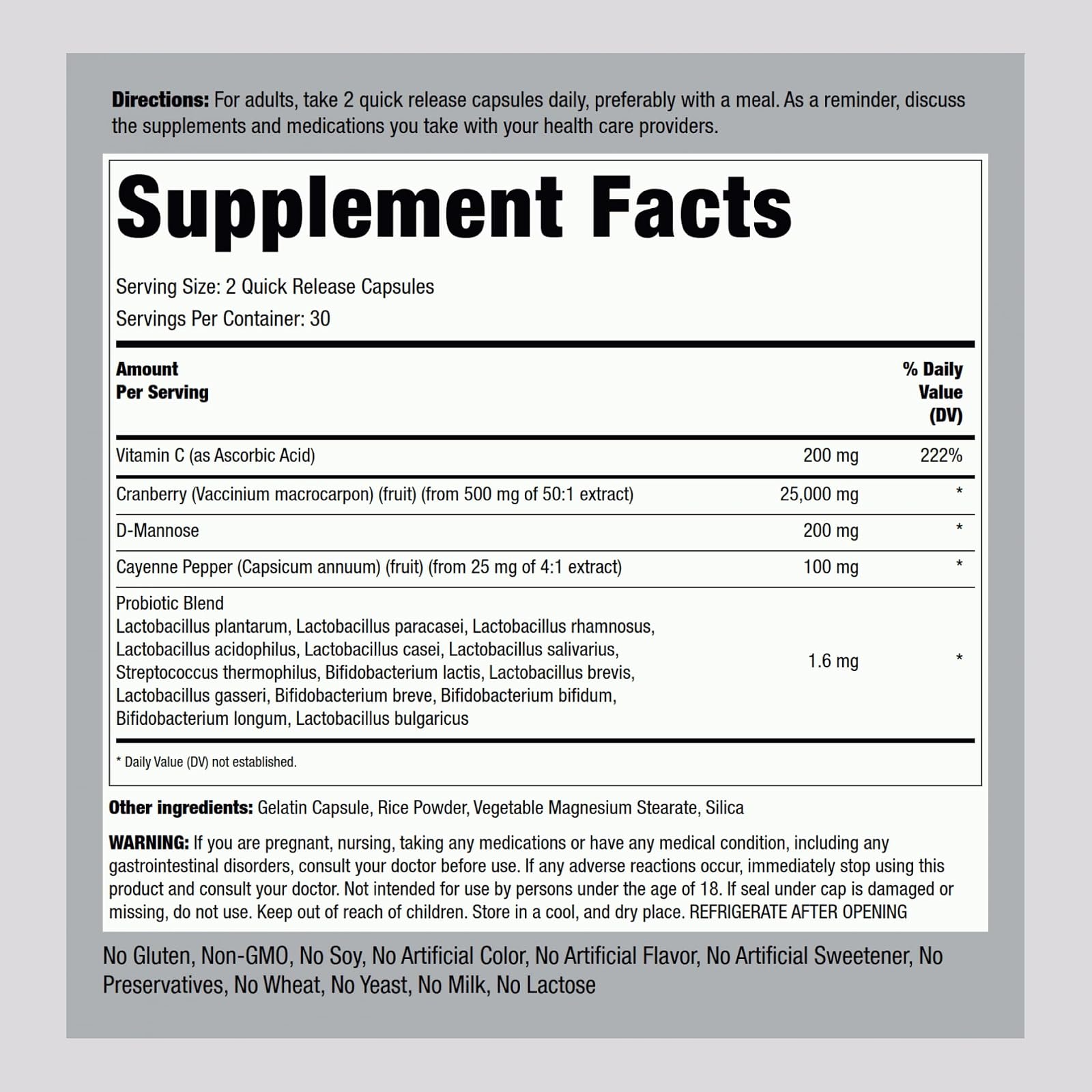 D-Mannose for urinary health