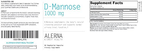 D-Mannose for urinary tract support