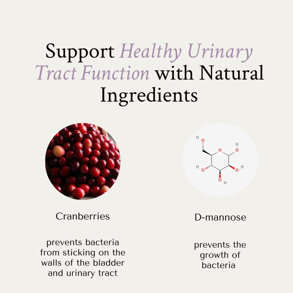 D Mannose for urinary tract support
