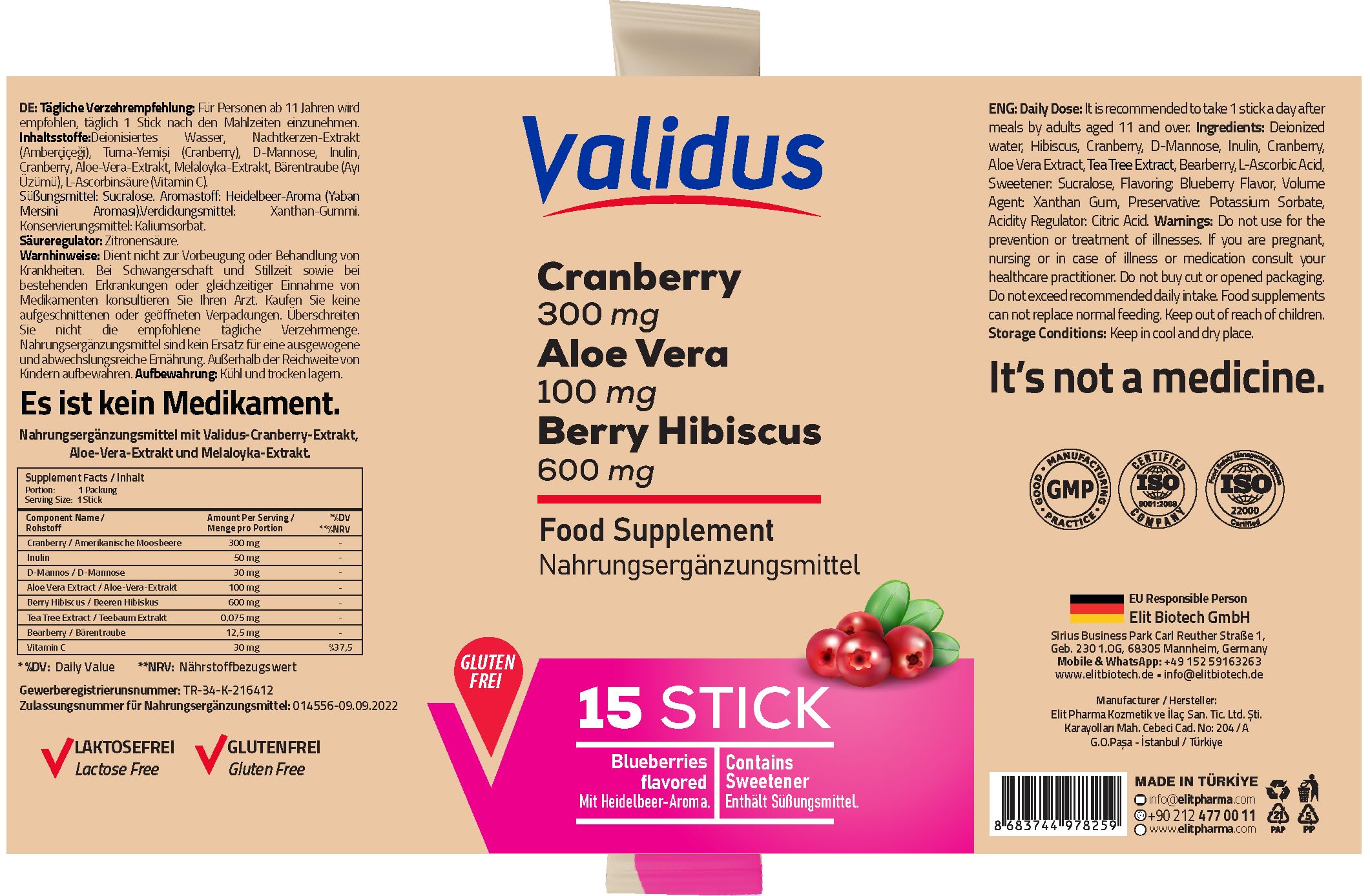 D-Mannose fruit extracts for digestive balance