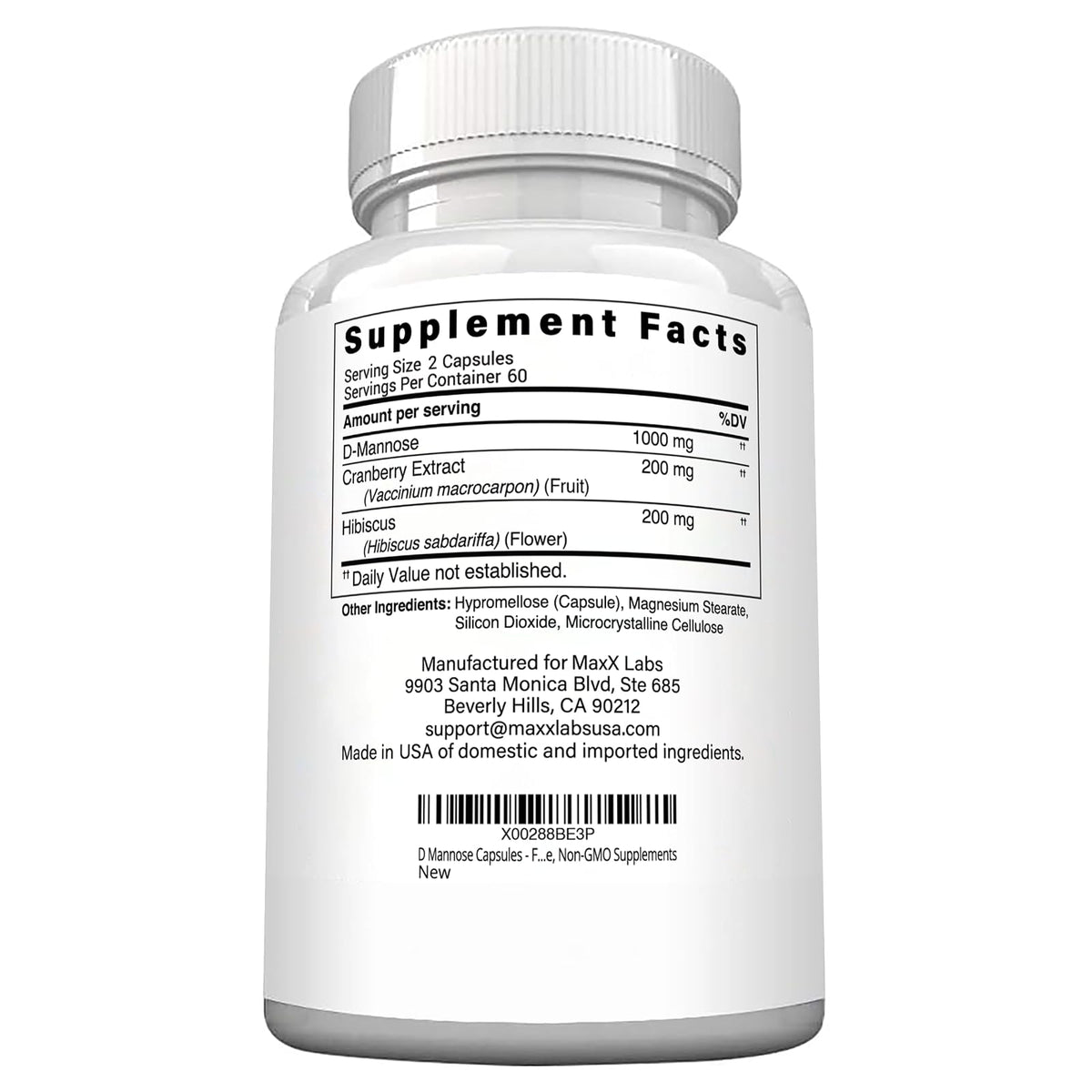 D-Mannose herbal blend for daily health