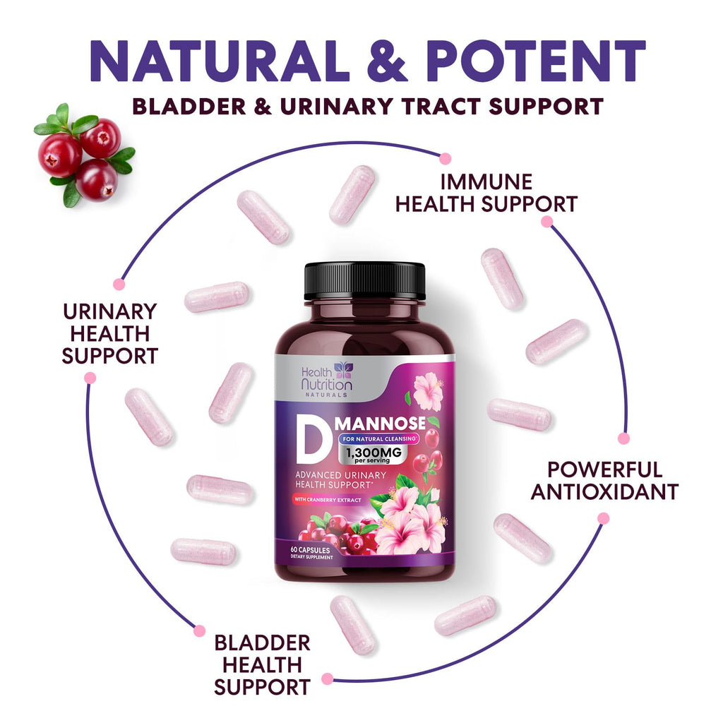 D-Mannose herbal blend for natural cleansing