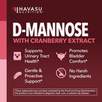 D Mannose with cranberry extract