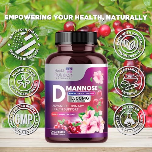 D-Mannose with organic cranberry benefits