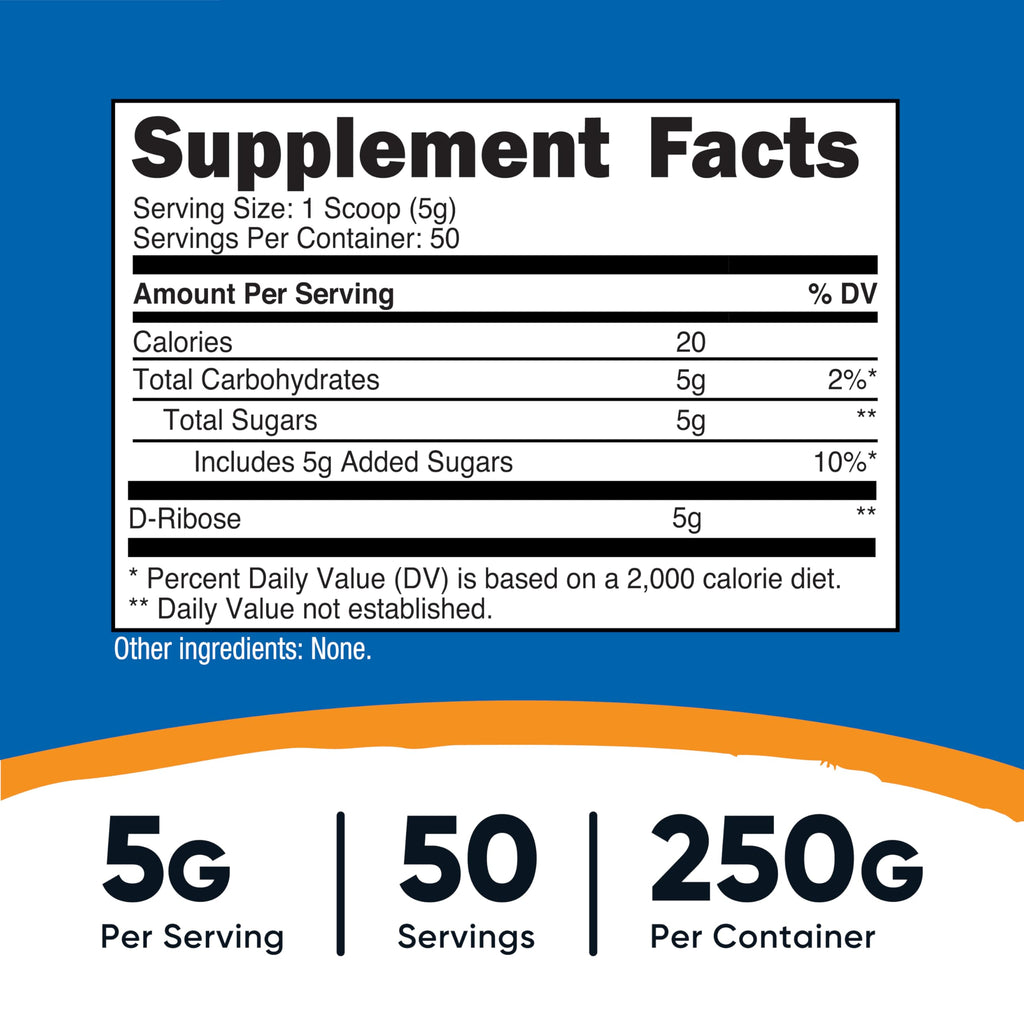 D-Ribose for athletic performance support