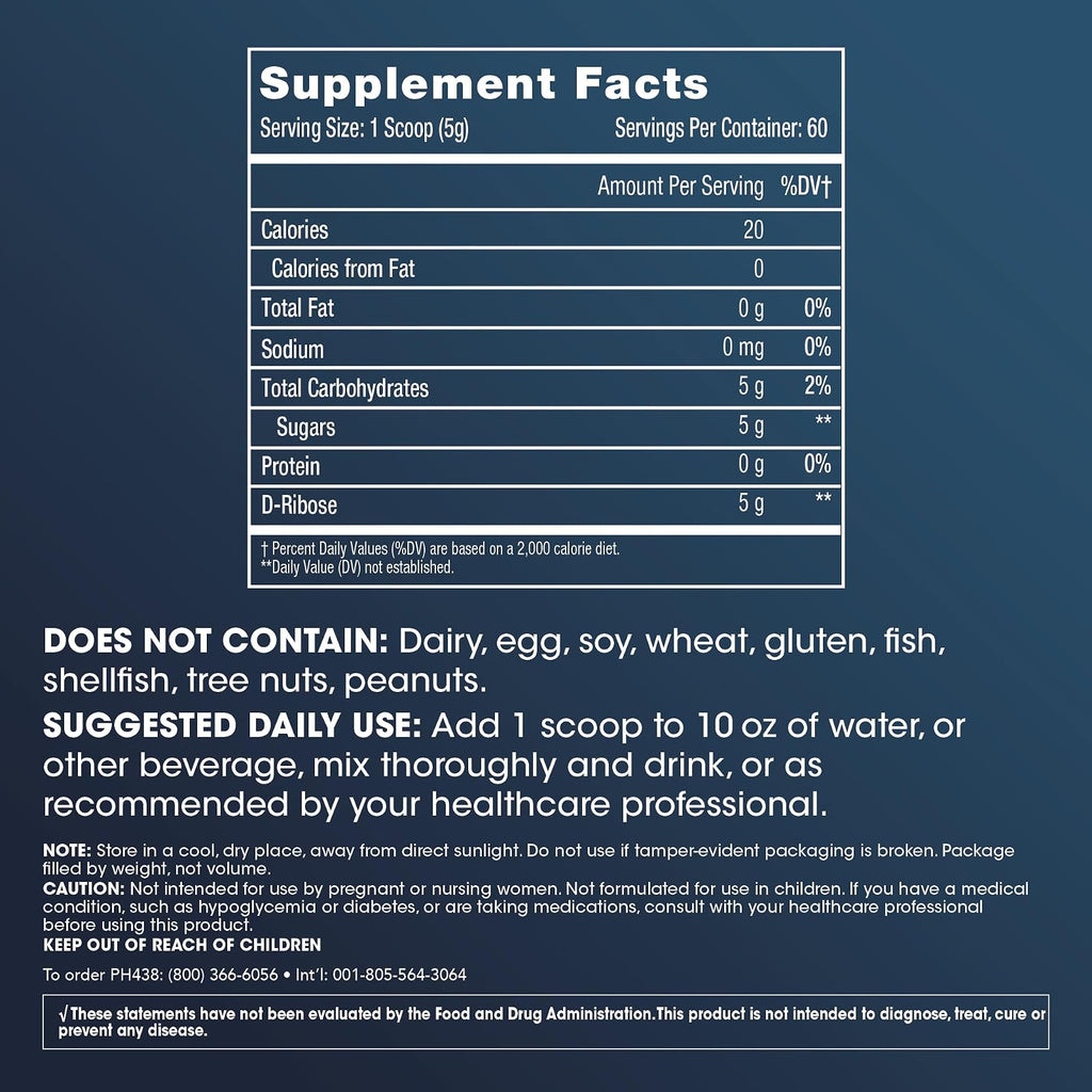 D-Ribose for enhanced endurance