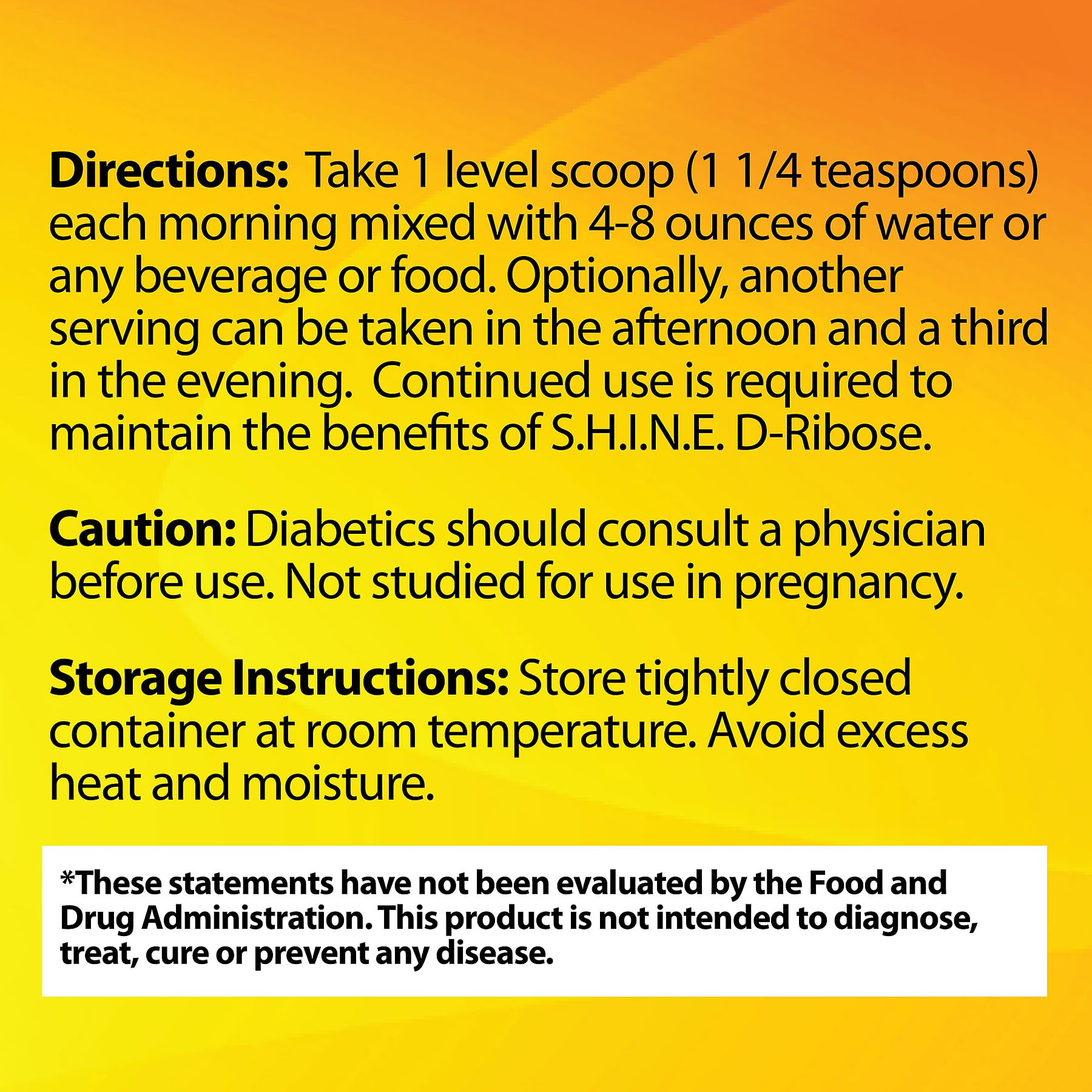 D-Ribose in sports nutrition