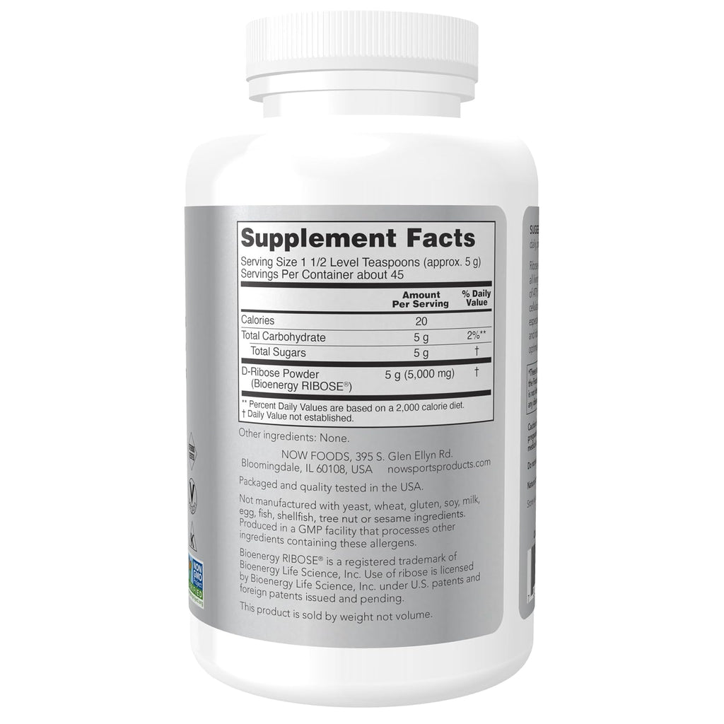 D-Ribose Powder 5000 mg for endurance